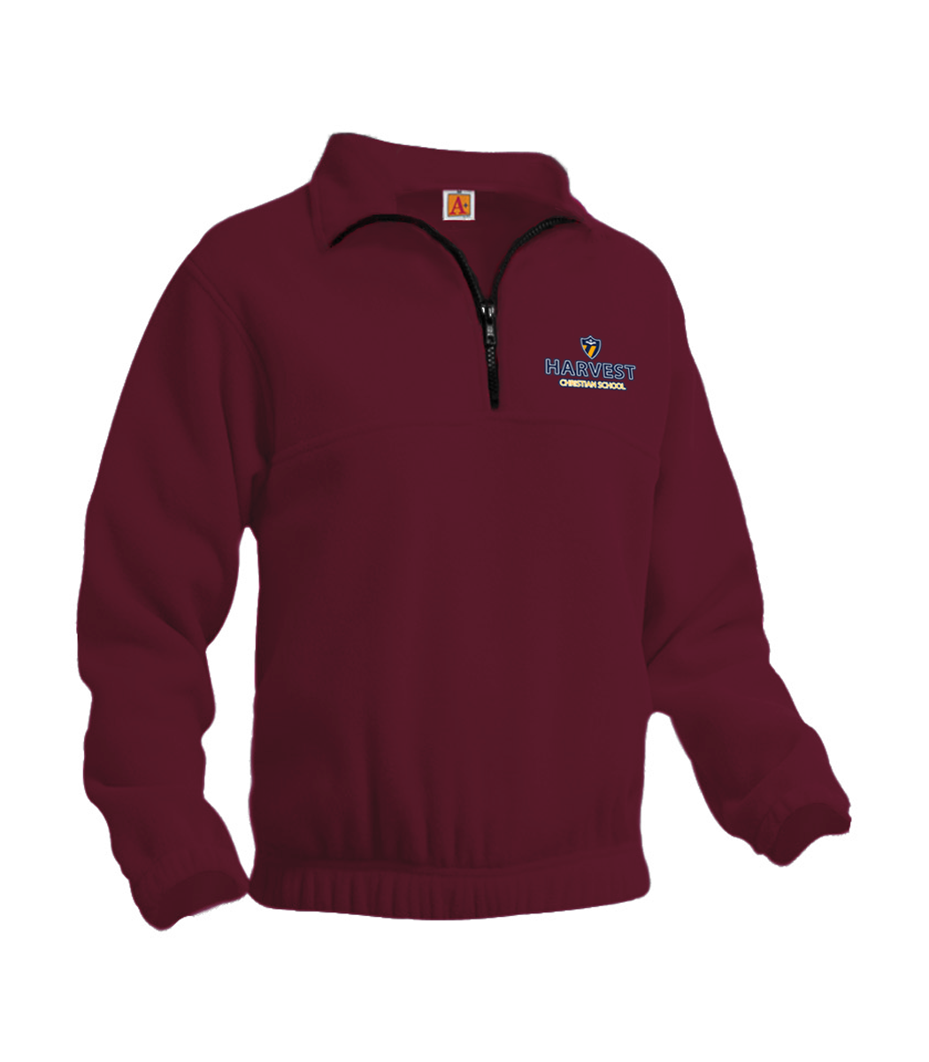 Performance Fleece Quarter-Zip Jackets at Direct School Uniforms